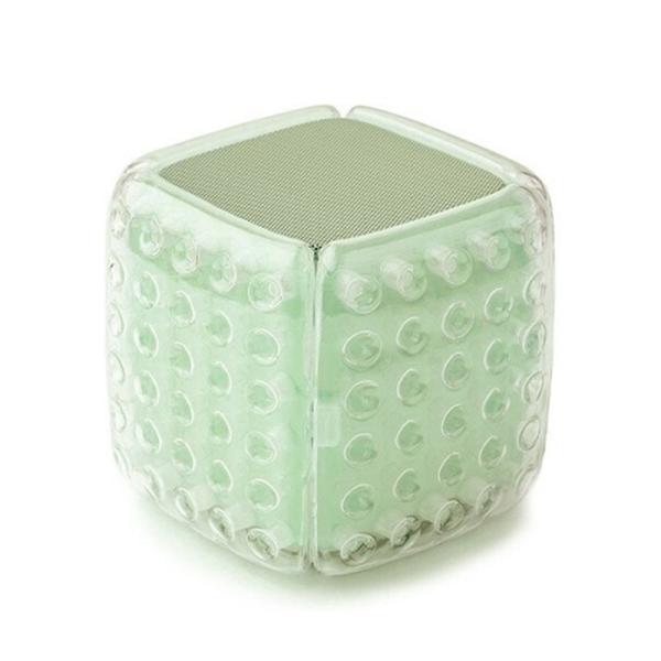 ＮＡＫＡＧＡＭＩ AIR mini SPEAKER YNG-AIR1(LGR) グリーン【数量限定・未開封店頭在庫】・キューブ型・ストラップ付属・耐衝撃仕様
