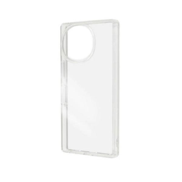 レイアウト AQUOS R9 Like standard ハイブリッドケース RT-AQFS2CC2/CM クリア・耐衝撃・ハイブリッド仕様・マイクロドット加工で密着痕が出にくい