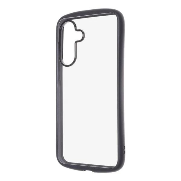 レイアウト Galaxy A36 5G用 Like standard Puffull ハイブリッドケース RT-GA36CMD1/B ブラック・耐衝撃・バンパー・高透明