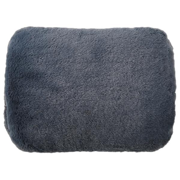 クワッズ 蓄熱式湯たんぽ　mofca（モフカ） QS430DG ダークグレー【数量限定・未開封店頭在庫】・もふもふふかふかの繰り返し使えるエコな電気湯たんぽ・面倒なお湯の交換が不要な蓄熱式・持ち運びできるコードレスタイプ