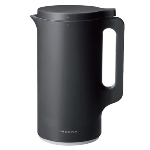 【発売日：2024年09月10日】recolte（レコルト） 自動調理ポット　Auto Cooking Pot RSY-2(BK) ナチュラルブラック・材料を入れたら“ほったらかし”で完成・スリムなポット型の自動調理器・保温できるモードも搭載