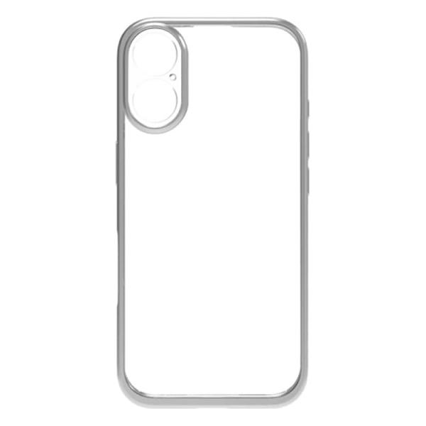 トリニティ iPhone 16 [Aegis Solid] 超精密設計フルカバーTPUケース TR-IP24M2-AGSL-CLSV メタリックシルバー・落下時も安心の衝撃吸収・しなやかで強靱なTPU素材・音が前に飛んでくる サウンドホーン