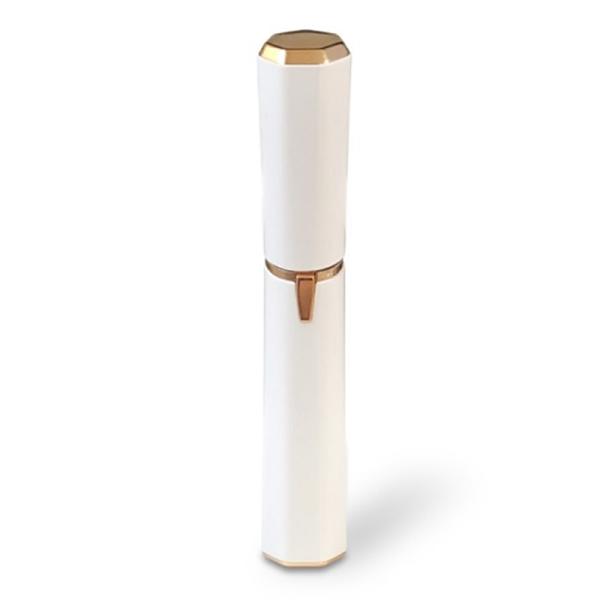 カトレ 眉毛専用レディースシェーバー CTL-310 パールホワイト<b><u>※電池別売（アルカリ）単４×１本</u></b>・肌に優しい回転式・小型・軽量・LEDライト付き