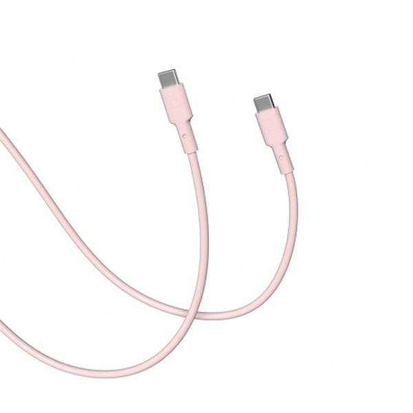 FUNMAXJAPAN TSUNAGU mayu USB-C to USB-Cケーブル（1.0m） CC-CB08-LC ライトピンク（薄桜）・急速充電対応(USB Power Delivery 対応)・独自の安全・安心設計・絡まないやわら...
