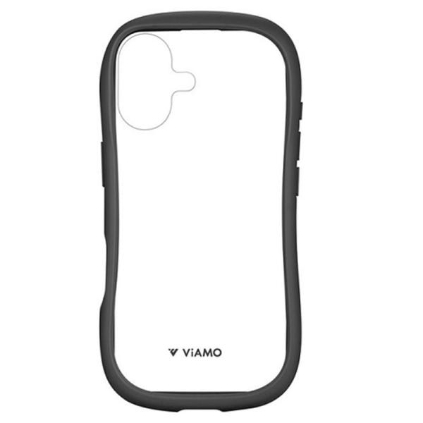 ＭＳソリューションズ iPhone 16 耐傷・耐衝撃ハイブリッドケース 「ViAMO freely」 LN-IM24VMFGY ダークグレー・衝撃を吸収・分散するハニカム構造のTPUと、高硬度10Hで傷に強いガラスのハイブリッドケース・側...