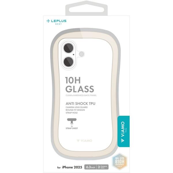 ＭＳソリューションズ iPhone 17 耐傷・耐衝撃ハイブリッドケース 「ViAMO freely」 LN-IM25VMFWH ミルクホワイトお取寄せの場合の納期目安：5月中旬以降（4/9現在）・耐衝撃・高硬度10H・背面クリア