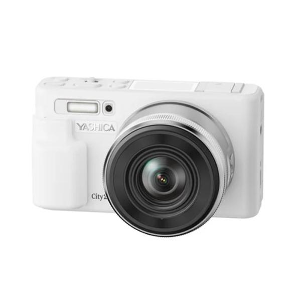 ヤシカ デジタルカメラ（City 200） YAS-DGC200-WH ホワイト・YASHICA シティカメラシリーズ・10倍光学ズーム搭載・33.8mm〜338mm相当の焦点距離を備える