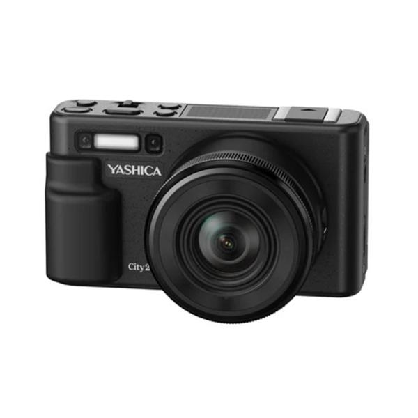 ヤシカ デジタルカメラ（City 200） YAS-DGC200-BK ブラック・YASHICA シティカメラシリーズ・10倍光学ズーム搭載・33.8mm〜338mm相当の焦点距離を備える