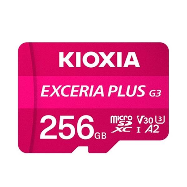 KIOXIA（キオクシア） EXCERIA PLUS G3 microSDXC UHS-I メモリカード KMUH-C256G 容量：256GBお取寄せの場合の納期目安：8月以降（4/9現在）・4K以上の高画質動画撮影、アクションカメラ、ド...