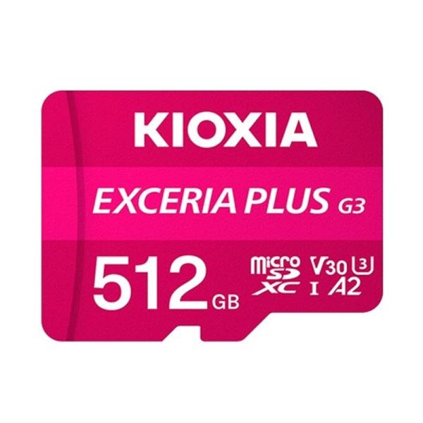 KIOXIA（キオクシア） EXCERIA PLUS G3 microSDXC UHS-I メモリカード KMUH-C512G 容量：512GBお取寄せの場合の納期目安：8月以降（4/9現在）・4K以上の高画質動画撮影、アクションカメラ、ド...