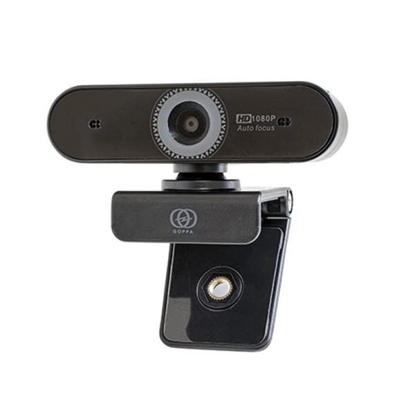 【発売日：2020年08月10日】GOPPA ２００万画素ＷＥＢカメラ GP-UCAM2FA 【数量限定・未開封店頭在庫】・オートフォーカス機能搭載・フルHD200万画素（1920×1080対応）・マイク内蔵WEBカメラ