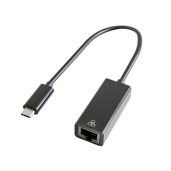 GOPPA USB 3.2 Gen 1 Type-C接続 ギガビットLANアダプター GP-CR45GH/B ブラック・USB 3.2 Gen 1＆ギガビット対応で高速転送・USB Type-C接続タイプの有線LANアダプター・M1チップ搭...