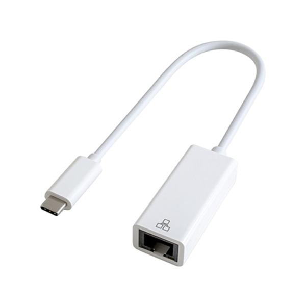 GOPPA USB 3.2 Gen 1 Type-C接続 ギガビットLANアダプター GP-CR45GH/W ホワイト・USB 3.2 Gen 1＆ギガビット対応で高速転送・USB Type-C接続タイプの有線LANアダプター・M1チップ搭...