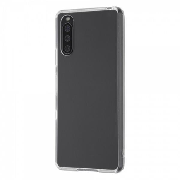 レイアウト Xperia 10 III用ケース RT-RXP10M3CC2/CM クリア・鉛筆硬度2Hで傷に強い・衝撃をやわらげる柔らか素材・四つ角エアクッション付