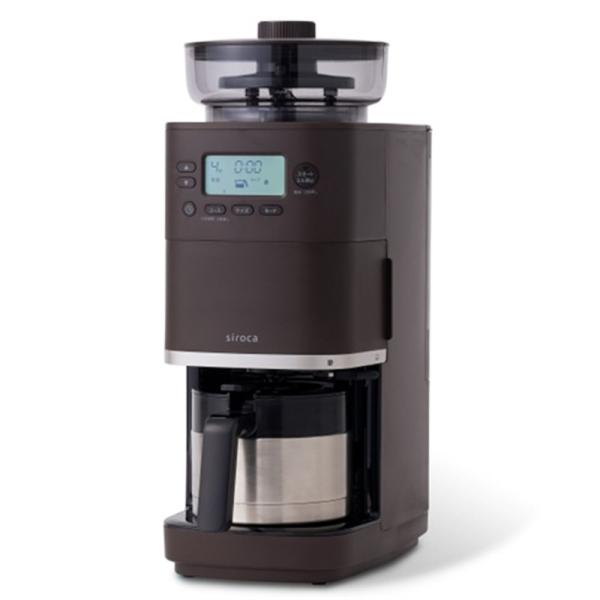 【発売日：2025年11月20日】siroca（シロカ） コーン式全自動コーヒーメーカー「カフェばこPRO」 SC-C281(TD) ダークブラウン・新形状のドリッパーを採用。蒸らしを最適化し、『より雑味が少なく奥行きのある味わいに』・『水...