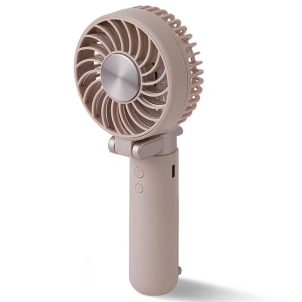 【発売日：2026年05月25日】siroca（シロカ） 冷却プレート付きハンディファン SF-H751(CH) ミルクティー・直接肌を冷やせる「冷却プレート」搭載・パワフル風量＆充電長持ち設計・180度折りたためてコンパクト