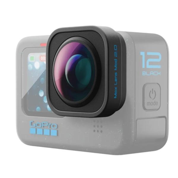 GoPro（ゴープロ） HERO12 Black用Maxレンズモジュラー2.0 ADWAL-002 ・圧倒的な広角で、スリリングなPOVショットを縦長で撮影できるHERO12 Black限定アクセサリー・4K60では、過去最大となる超広角の...