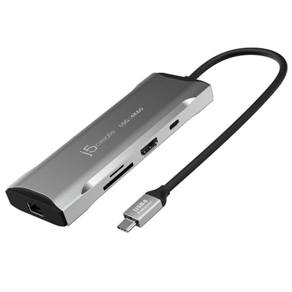 【発売日：2022年02月25日】j5 create JCD393 USB3.2 USB-C 9in1マルチアダプター JCD393 スペースグレー・USB Type-Cコネクタを搭載したノートパソコンをハイスペック9つの機能を拡張できるマ...