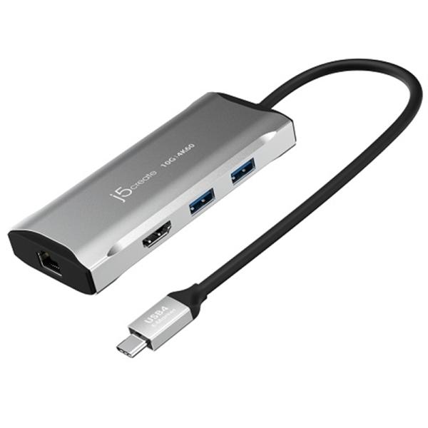 【発売日：2022年04月28日】j5 create JCD392 USB3.2 6in1マルチアダプター JCD392 スペースグレー・小型なサイズなのに、ワンランク上のパフォーマンスを堪能する「USB3.2 Gen2 4K60 6in1...