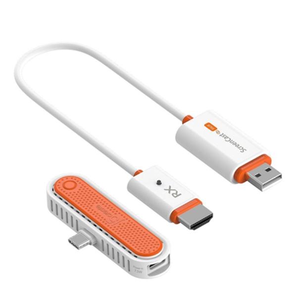 【発売日：2025年12月25日】j5 create ScreenCast Mini 超小型USB-C to HDMIワイヤレス送受信機 JVAW60 ・超小型のUSB-C対応ワイヤレスHDMI送受信機　充電ポート搭載・送信機と受信機をそれ...