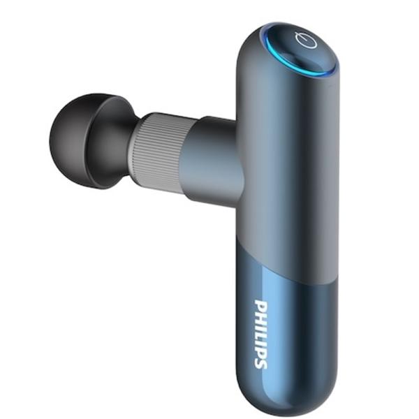 PHILIPS スポーツミニ筋膜リリースガンリカバリー PPM7501DB ダークブルー・超コンパクトボディにハイパワー。・スポーツシーンから日常までカバー。・目的に合わせて使い分けができる6種のアタッチメント付き。※医師の治療を受けられて...