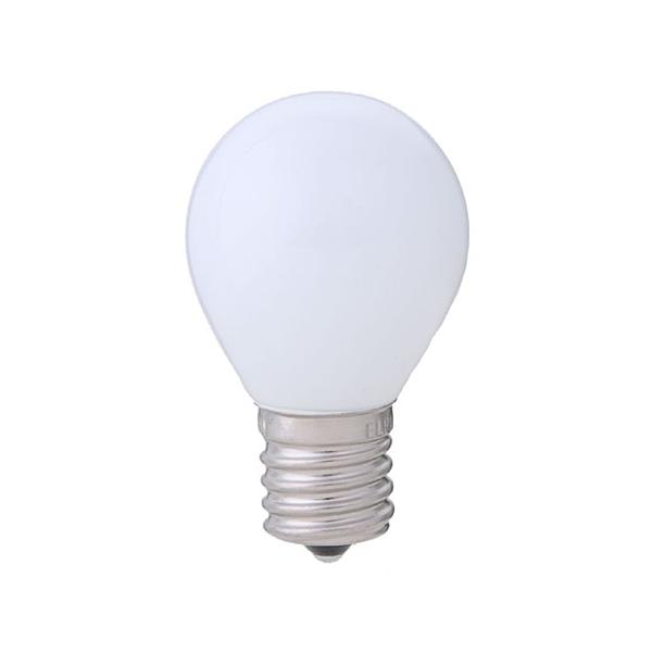 ELPA ＬＥＤ電球Ｓ形Ｅ１７ LDA1N-G-E17-G450 昼白色・消費電力が少なく長寿命の省エネ設計。屋内装飾照明に最適です。