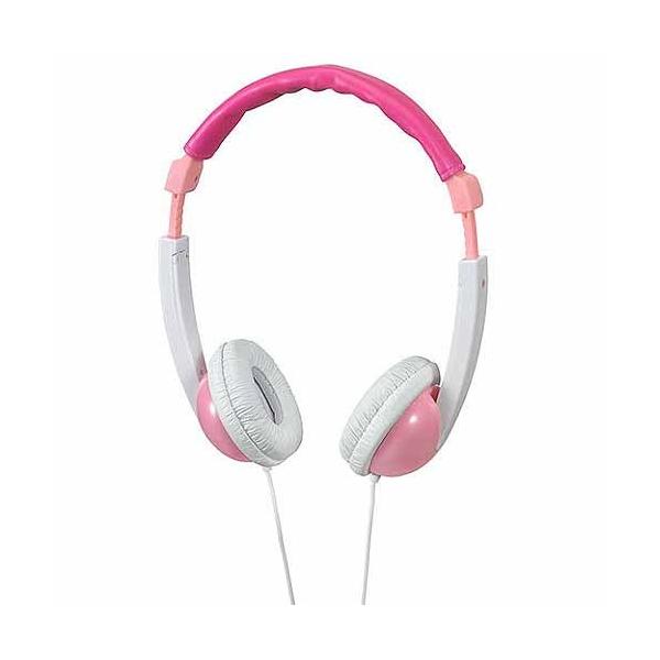 ELPA 子供専用ヘッドホン RD-KH100(PK) ピンク・音が大きくなり過ぎない安心ヘッドフォン・子供の頭に合わせたサイズ・持ち運びに便利な折りたたみ機構