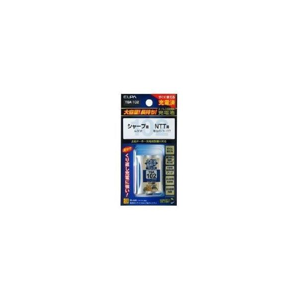ELPA 電話機用充電池（長持ちタイプ） TSA-102 ・電話機用