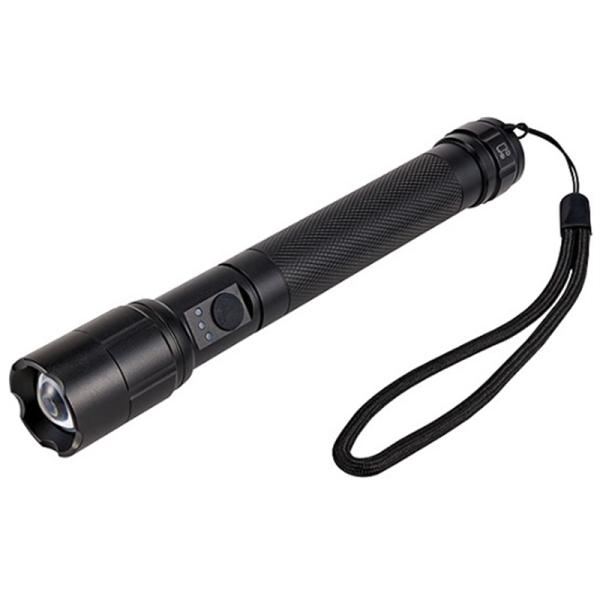 ELPA インジケーター付きLEDアルミライト　350ルーメン DOP-EP530 <b><u>※電池別売（アルカリ）単３×２本</u></b>・水まわりでも安心の防浸形(IPX7)・急な電池...