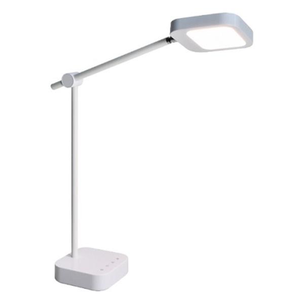 ELPA LEDデスクライト USB給電ポート付 AS-LED11(W) ・4段階調光＆3段階調色機能付き・タッチセンサースイッチ・ほんのり照らす常夜灯モード