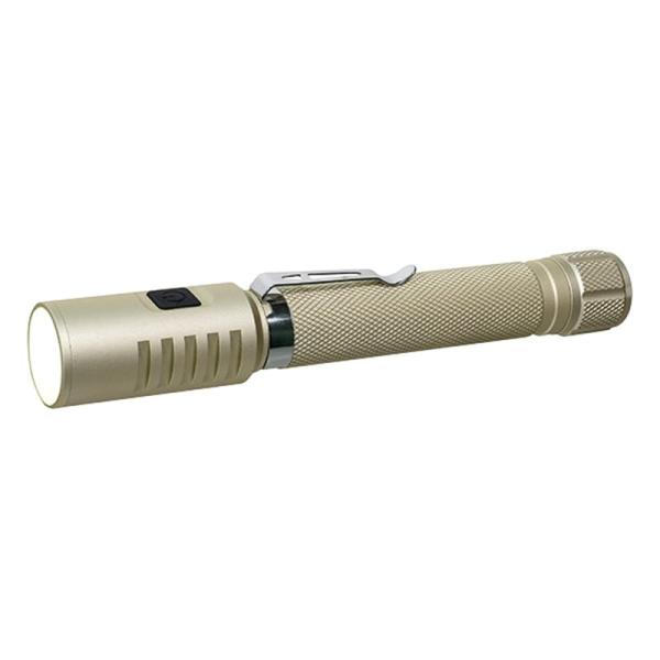 ELPA 散歩アルミライトM DOP-EP230 ・前方と足元を同時照射可能・明るさ最大約350lm・防水IPX4 (防沫形)