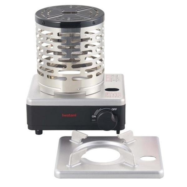 岩谷産業 こんろ＆ストーブ（イザまる） CB-IZ-1 ・カセットこんろとストーブの1台2役・非常時にも使えるカセットガスが燃料・4つの安全装置を搭載、安全・安心に配慮した設計