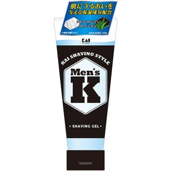 貝印 Men’s Kシェービングジェル205g GA0046 ・肌にうるおいを与える保湿成分配合