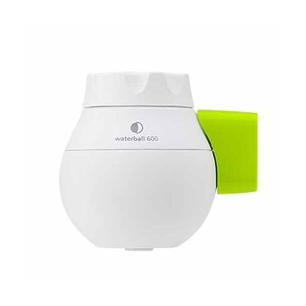 東レインターナショナル 小型浄水器　ウォーターボール WB600B-G ホワイト/グリーン・小型で取り付け簡単。キッチンをおしゃれに演出。見た目だけじゃない浄水性能と節水機能。