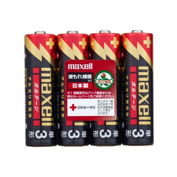 maxell（マクセル） アルカリ乾電池　ボルテージ LR6(T)4P