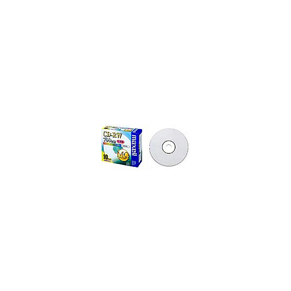 maxell（マクセル） データ用ＣＤ−ＲＷ CDRW80PW.S1P10S