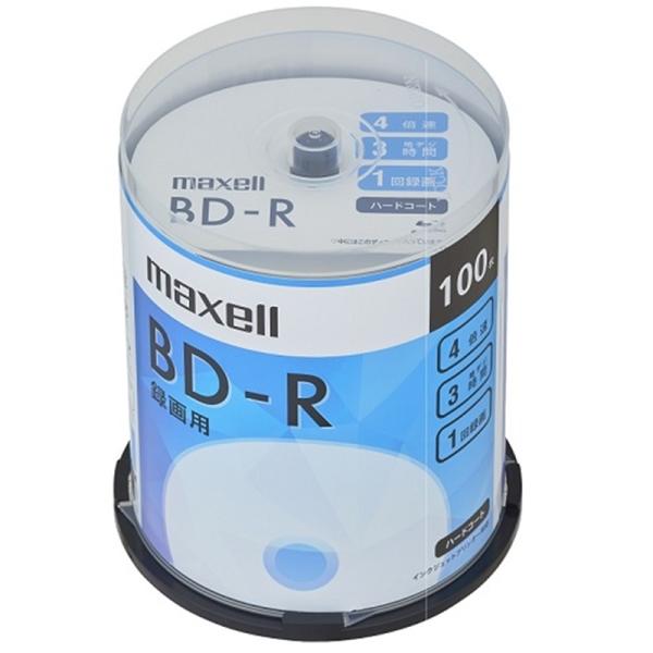 【発売日：2018年07月21日】maxell（マクセル） 録画用ＢＤ−Ｒ　４倍速　１層　１００枚　スピンドル BRV25SIWP.100SP ・録画用ＢＤ−Ｒ　４倍速　１層　多枚１００枚スピンドルパック