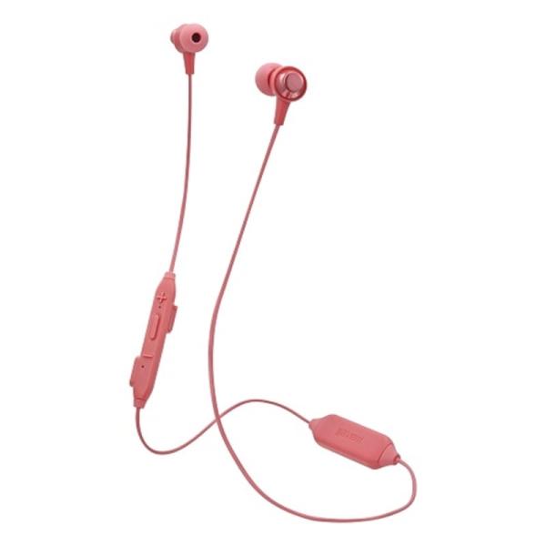 【発売日：2018年11月25日】maxell（マクセル） Ｂｌｕｅｔｏｏｔｈイヤホン MXH-BTC110PK ピンク・「+Fit」シリーズ同様のカラフルで質感の高いデザイン・スリムリモコンケース採用・音楽の連続再生は最大約7時間