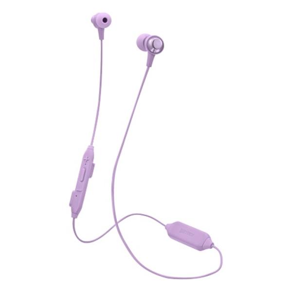 【発売日：2018年11月25日】maxell（マクセル） Ｂｌｕｅｔｏｏｔｈイヤホン MXH-BTC110PU パープル・「+Fit」シリーズ同様のカラフルで質感の高いデザイン・スリムリモコンケース採用・音楽の連続再生は最大約7時間