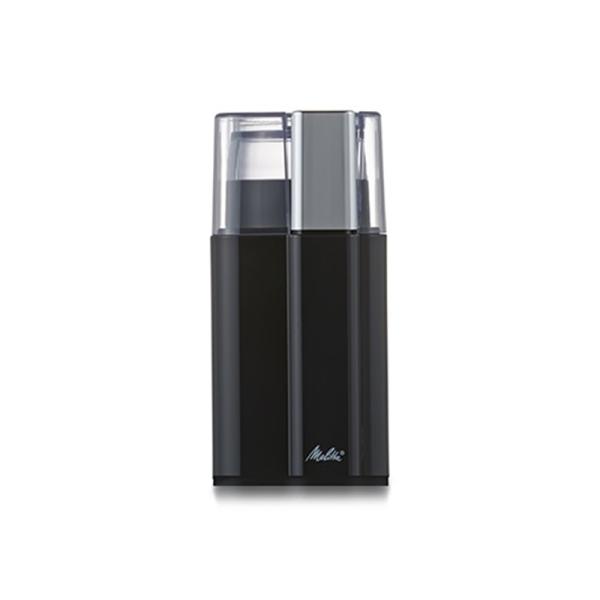 メリタ 電動コーヒーミル　Varie Piazza（バリエ ピアッツア ） ECG65-1B ブラック系・シンプル操作・強力モーター 搭載・挽き目調節ボタン式