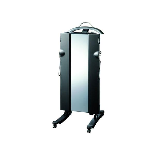 【発売日：2009年01月16日】東芝（TOSHIBA） ズボンプレッサー HIP-T100 K ブラック・パンツのプレスと同時に上着もリフレッシュ・便利な小物収納ケース＆コンセント付・ロック付キャスタータイプだから移動がラクラク