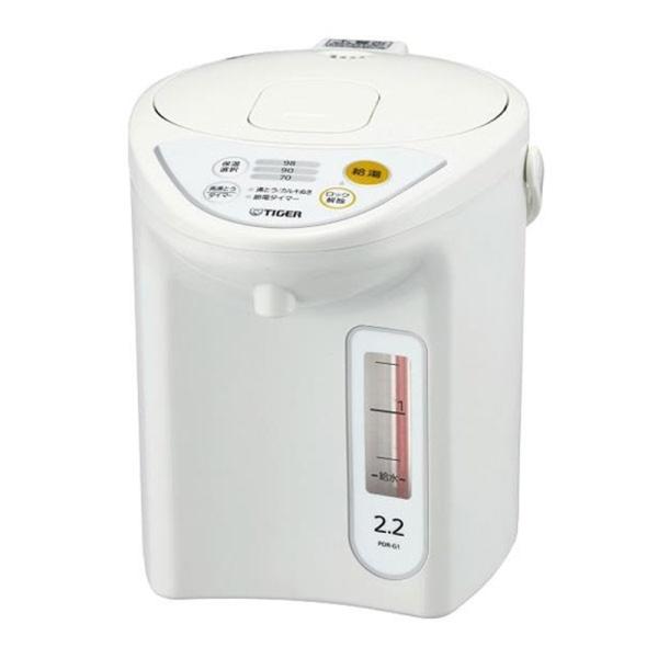 タイガー魔法瓶 マイコン電動ポット PDR-G221 W ホワイトお取寄せの場合の納期目安：5月下旬以降（4/30現在）・マイコン電動タイプ・「省スチーム設計」を搭載