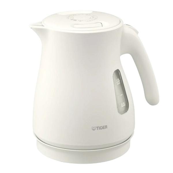 【発売日：2024年09月01日】タイガー魔法瓶 蒸気レス電気ケトル　1.0L　（QUICK&amp;SAFE+） PCV-A100 WM マットホワイト・カップ1杯分 約57秒！スピード沸とう・置き場所も選ばない蒸気レス、充実の安全設計・...
