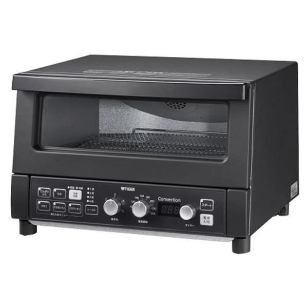 タイガー魔法瓶 コンベクションオーブン＆トースター　やきたて KAV-A130 KM マットブラックお取寄せの場合の納期目安：4月下旬以降（4/9現在）・広い庫内と熱風コンベクションでかんたん調理、リベイクもおまかせ・6つのオートメニュー搭...