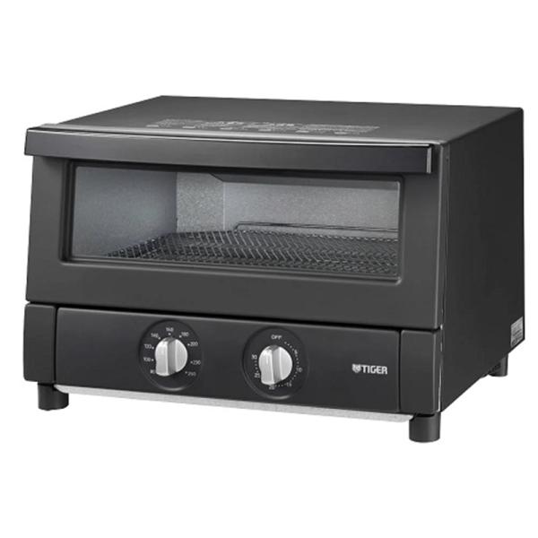 【発売日：2024年09月21日】タイガー魔法瓶 オーブントースター　やきたて KAV-B130 KM マットブラック・トリプル遠赤ヒーターですばやくこんがり・見やすく広びろ使えるワイド&amp;ビック庫内・メニューが広がる無段階温度調節