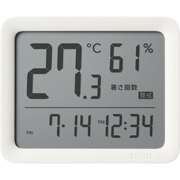 【発売日：2024年07月14日】タニタ コンディションセンサー TC-421-IV アイボリー・熱中症や季節性インフルエンザになりやすい室内環境をお知らせ・複雑な操作が不要なシンプル設計・大きな表示で文字が見やすい