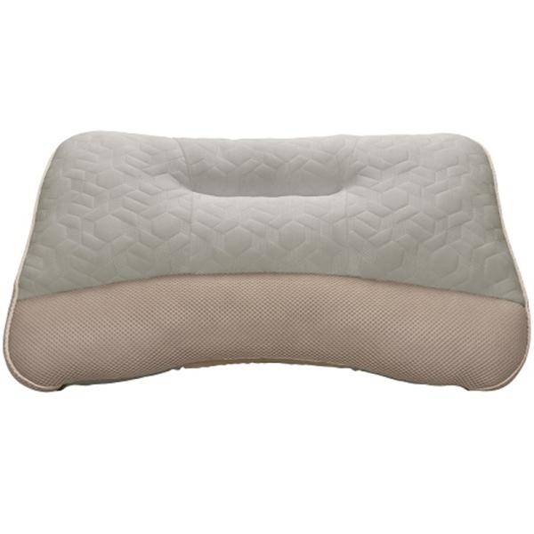 西川 あなたにピッタリしっかり支える枕 EH93009405 グレー・洗濯機OK（高さ調節シート以外）・簡単に高さ調節（高さ調節シート付き）・後頭部・側頭部：粒わた、首元（頸部）：ポリエチレンパイプ2つの素材でこだわりの寝心地