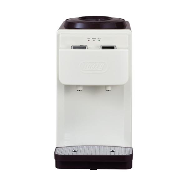 LADONNA（ラドンナ） Toffy ウォーターサーバー【卓上型温冷両用タイプ】 K-WS2-AW ASH WHITE・2Lペットボトルをセットして手軽に使えるウォーターサーバー・ほこり混入防止機能付きキャップ２種類付属・ボタンを押すだけ...