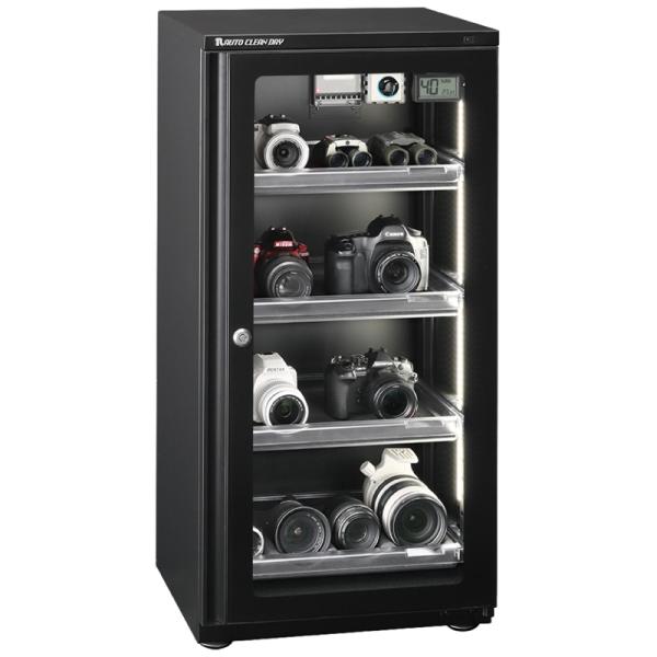 【発売日：2023年03月21日】東洋リビング 全自動防湿庫　オートクリーンドライ　スタンダードシリーズ LD-120CDS2(B) ・耐久性抜群の日本製電子ドライユニット搭載・光触媒と可視光LEDで庫内をクリーンに保持・センサーに手をかざ...