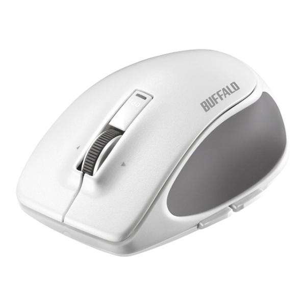 【発売日：2016年09月25日】バッファロー（Buffalo） Ｂｌｕｅｔｏｏｔｈマウス BSMBB500SWH ホワイト・操作音が静かな場所でも気にならない静音設計・タブレットに最適、Bluetoothマウス・手の小さい人にお勧めのSサ...